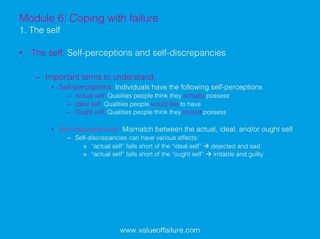 Module 6 Coping With Failure | PPT