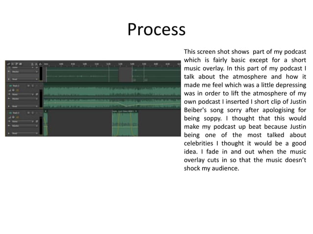 6. production reflection | PPTX | Audio Production | Content Production