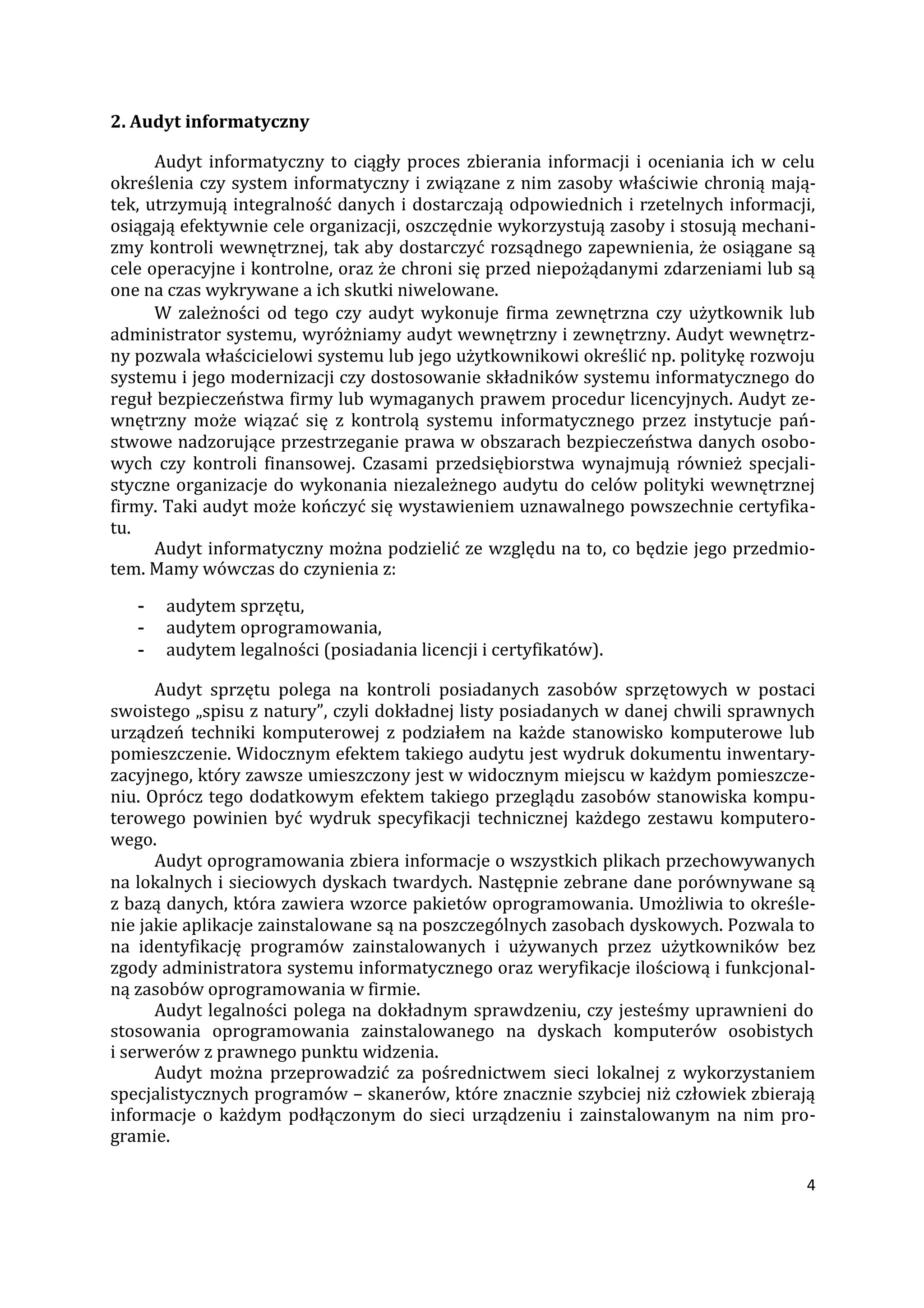 Dokumentacja techniczna stanowiska komputerowego | PDF