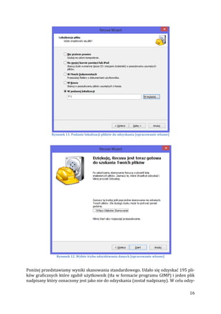 Metody odzyskiwania danych | PDF