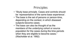 6.3 sources of controls | PPTX | Diseases and Conditions | Medical Health