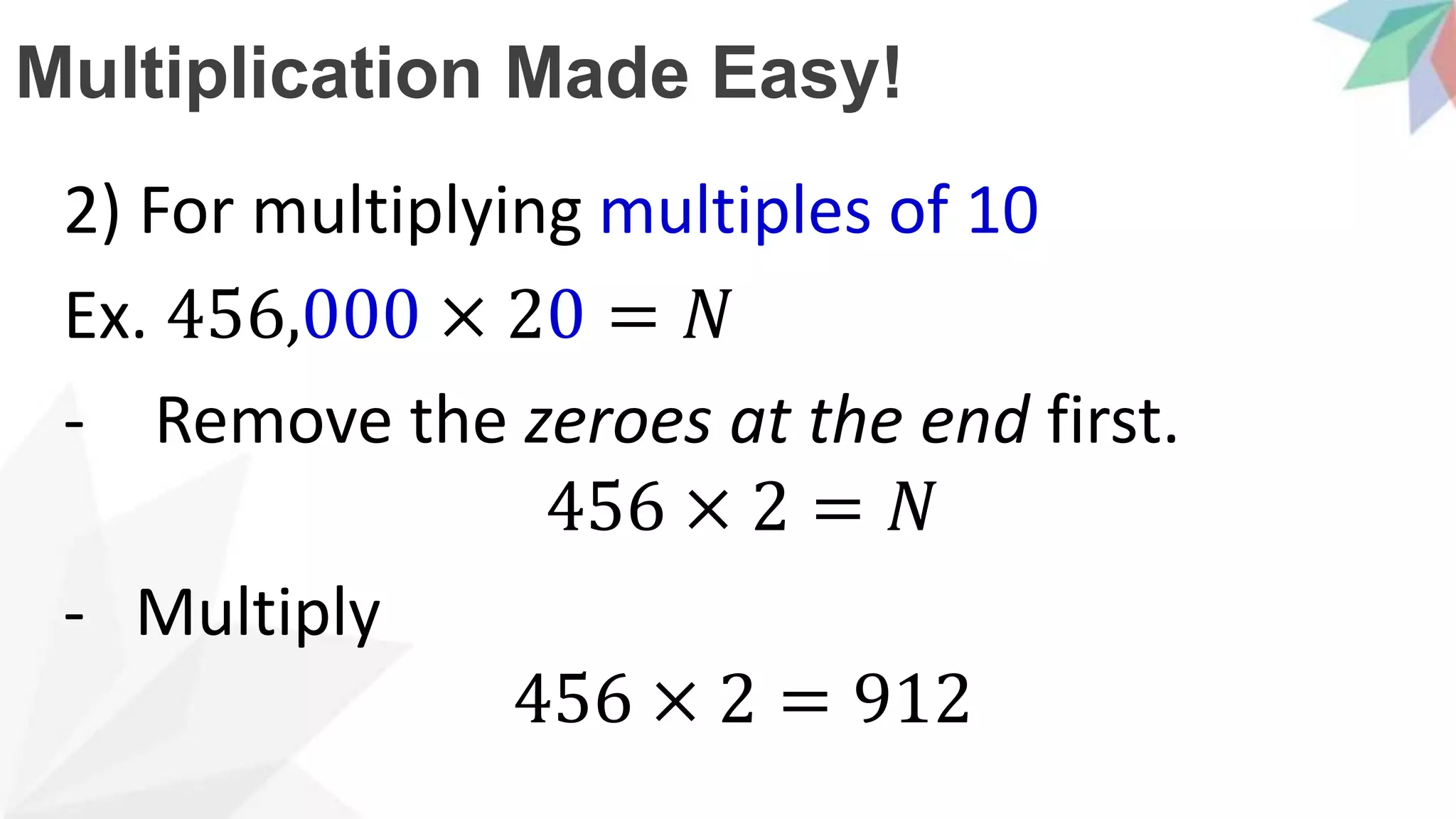 6. lesson 5 multiplication of whole numbers | PPTX
