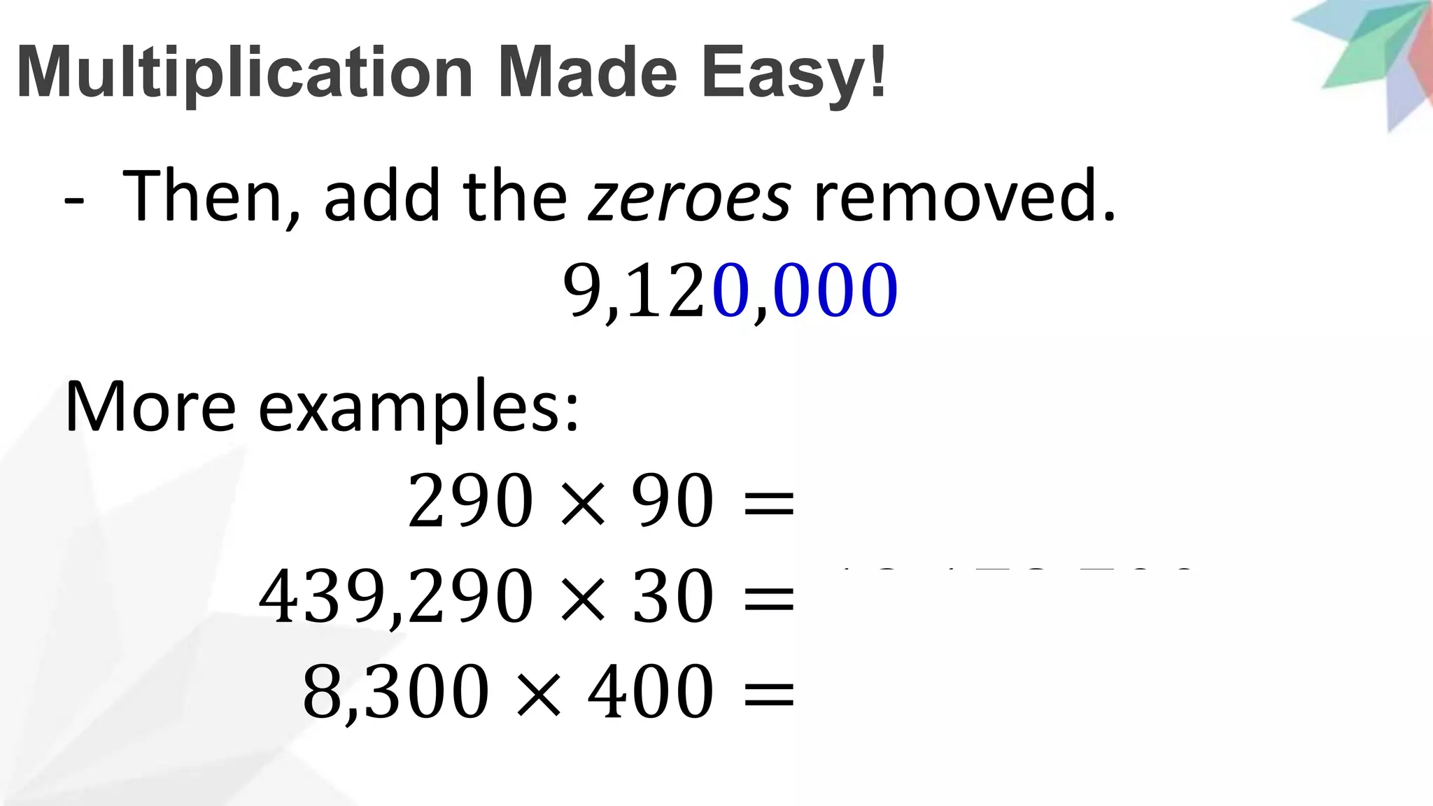 6. lesson 5 multiplication of whole numbers | PPTX
