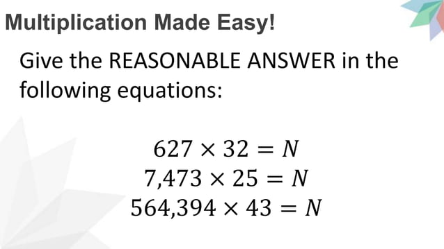 6. lesson 5 multiplication of whole numbers | PPTX | Science