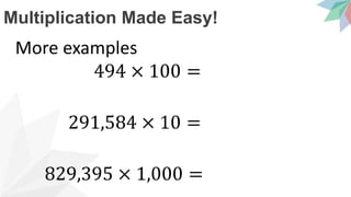 6. lesson 5 multiplication of whole numbers | PPTX