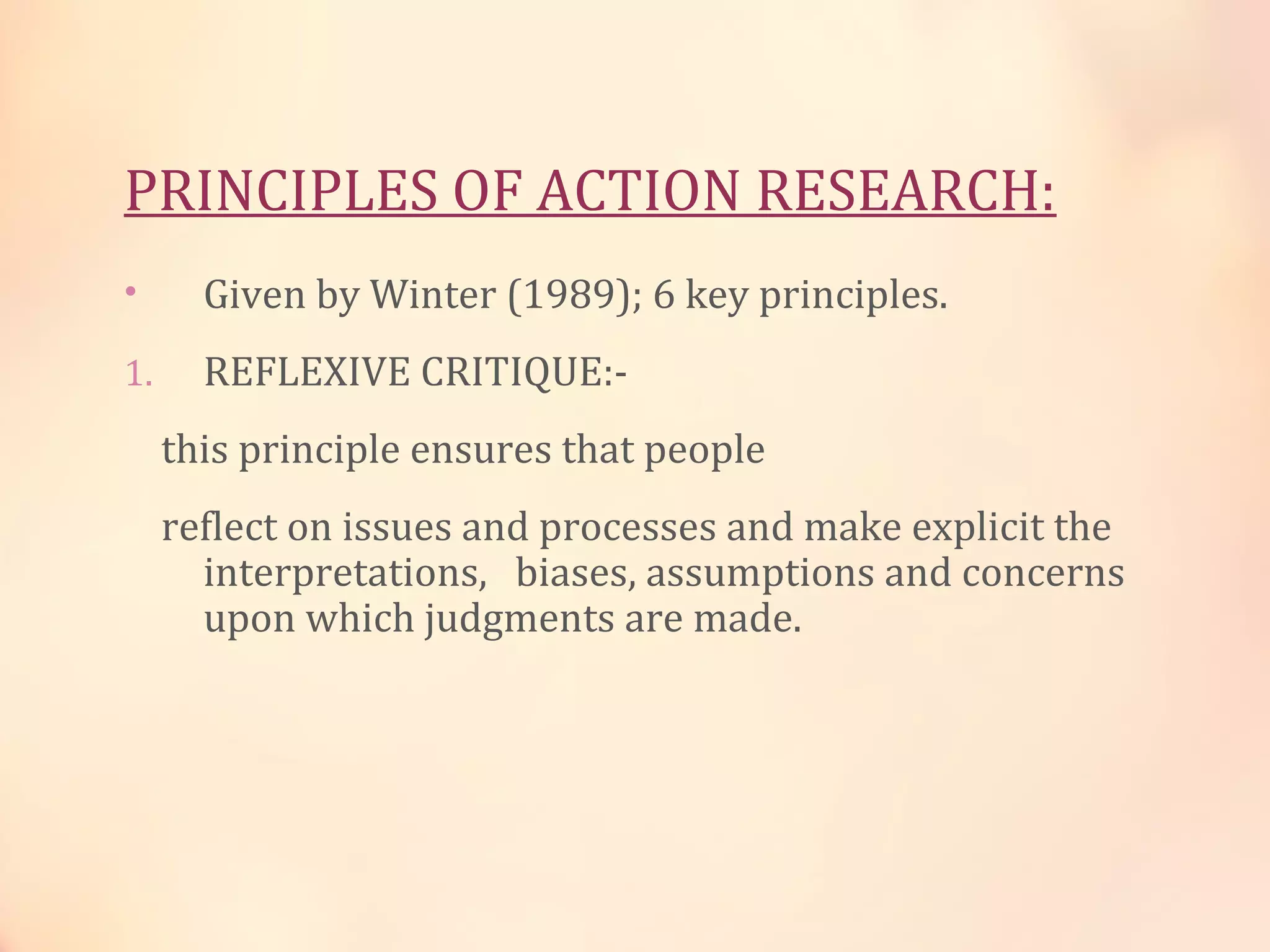 MBA Notes on: action research | PPT | Education