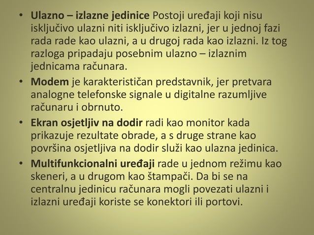 6. Uvod u informatiku - Hardver i softver računara | PPTX
