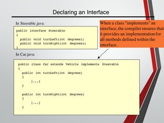 Java OOP Programming language (Part 6) - Abstract Class & Interface | PPT