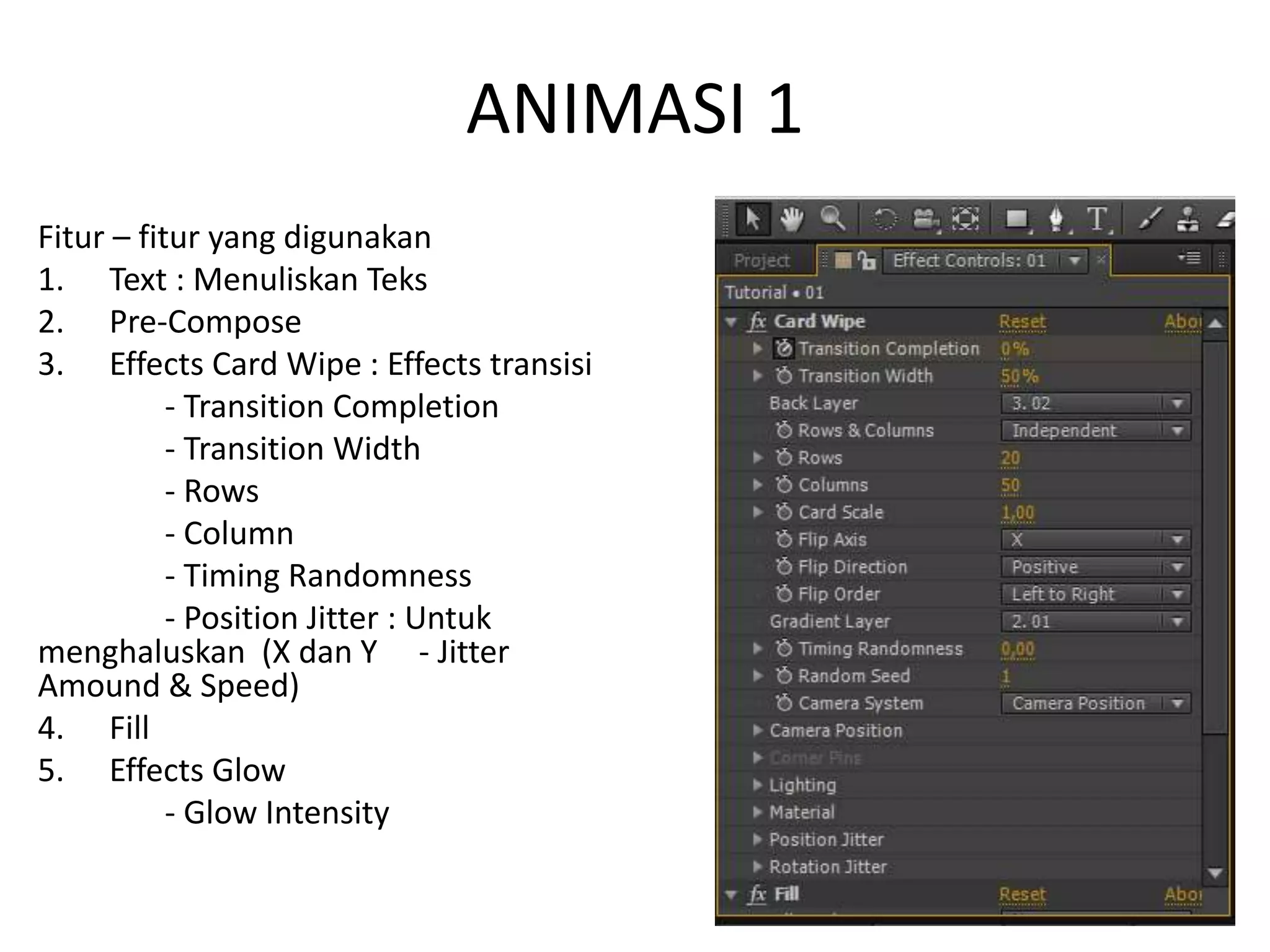 Text Animation tugas animasi 2D | PPTX