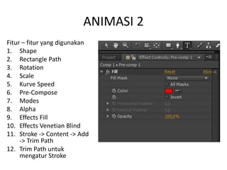 Text Animation tugas animasi 2D | PPTX