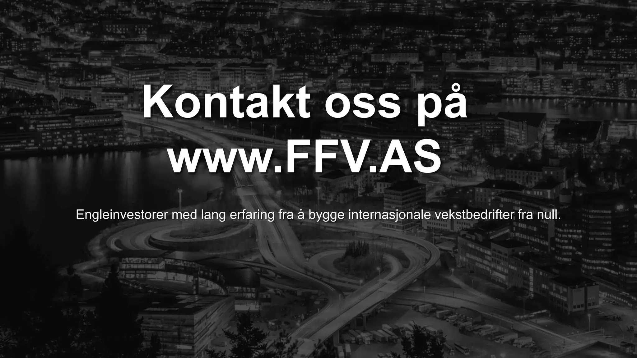 FFV AS @ First Tuesday Bergen | PPT