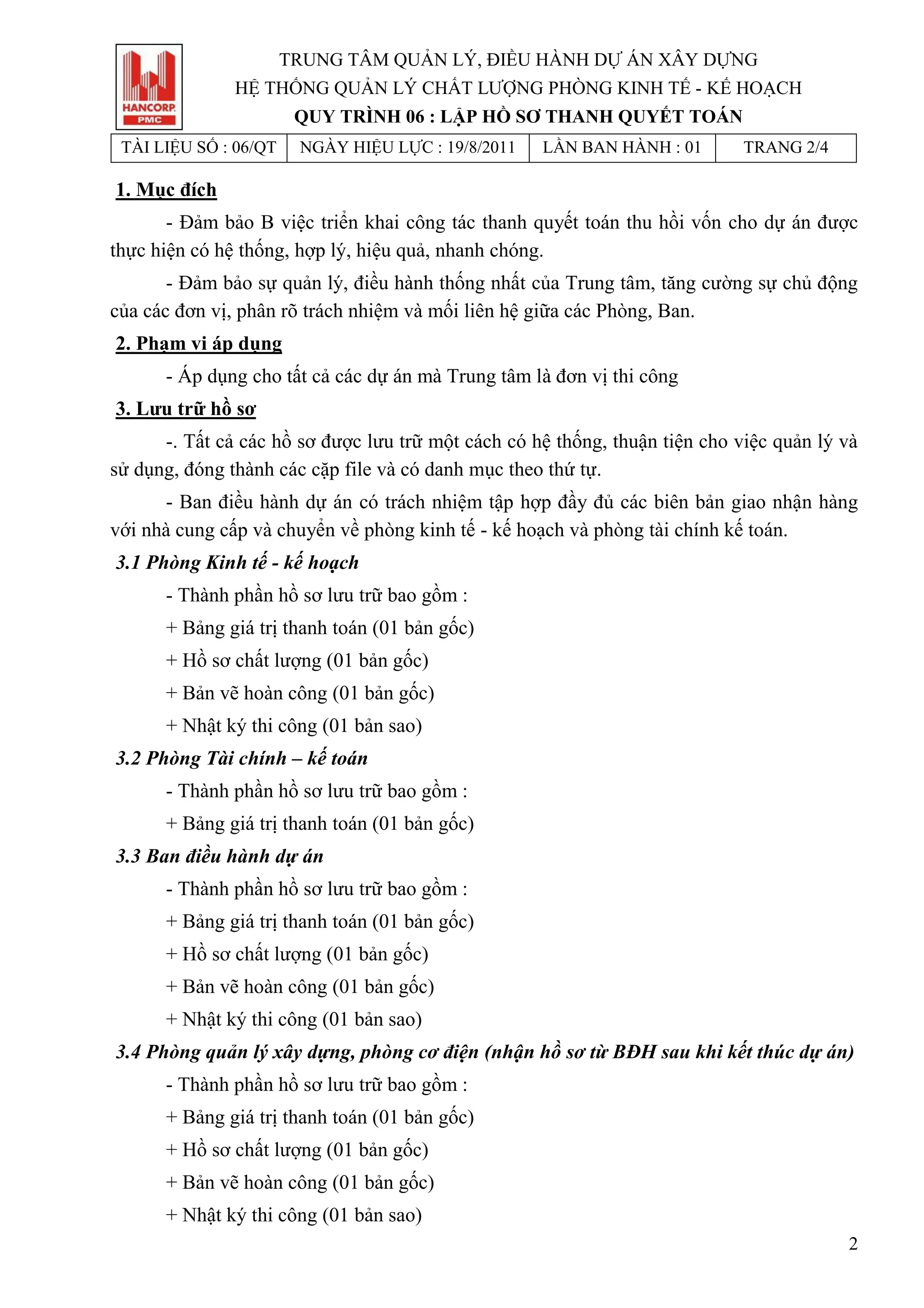 6. quy trinh lap ho so tqt | PDF