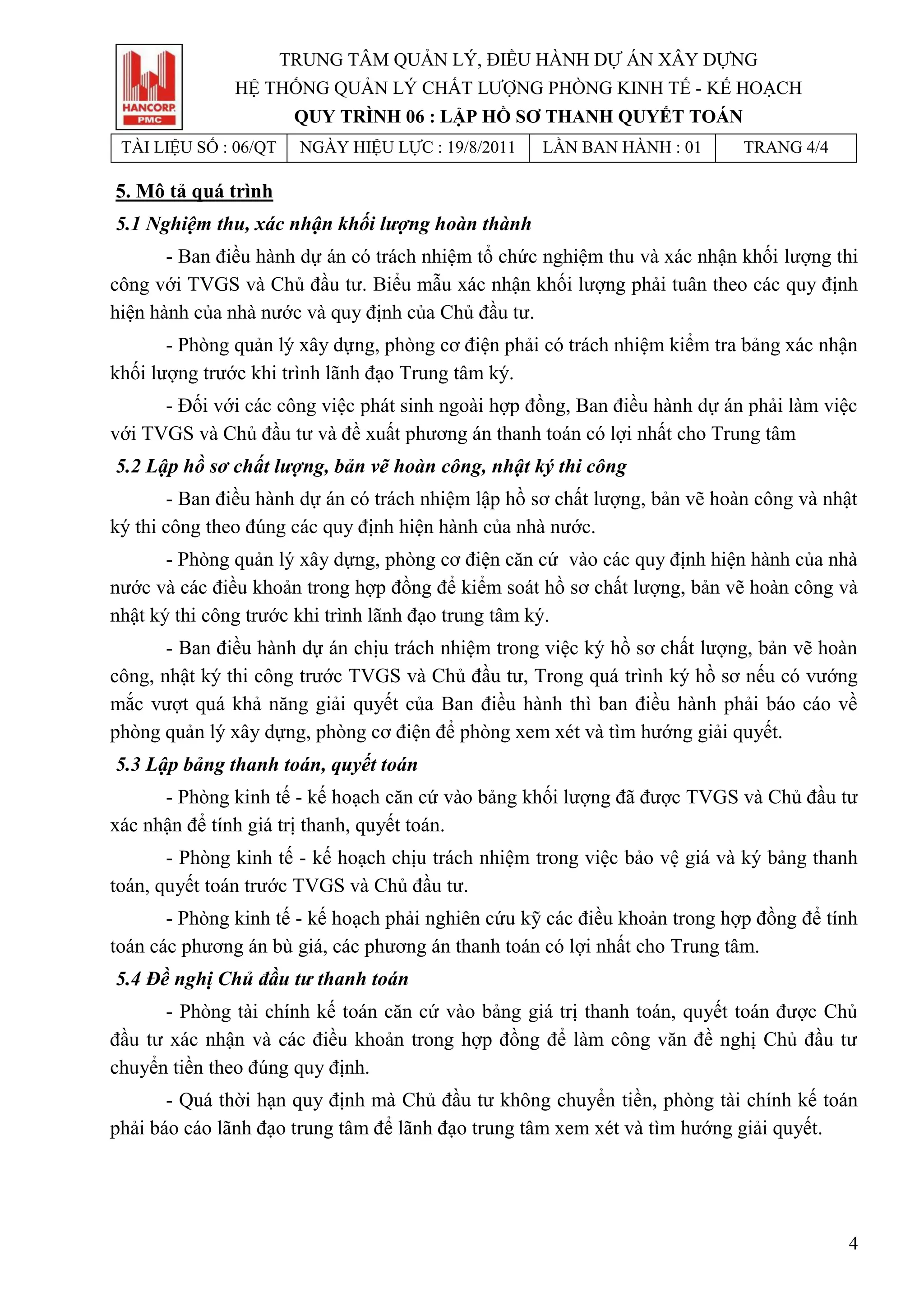 6. quy trinh lap ho so tqt | PDF