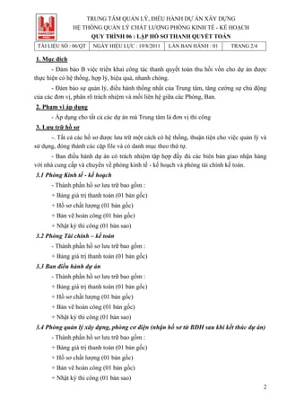 6. quy trinh lap ho so tqt | PDF