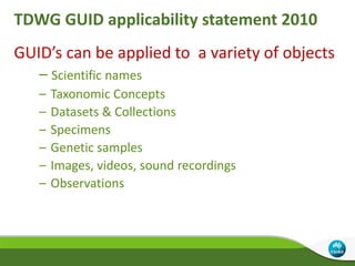 CSIRO National Research Collections | PPT