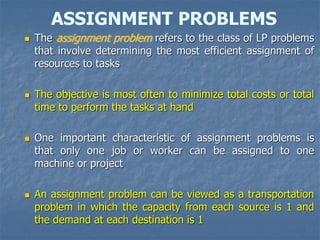 6. assignment problems | PDF
