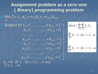 6. assignment problems | PDF