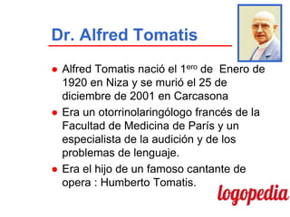 Presentación de charla Tomatis | PPTX