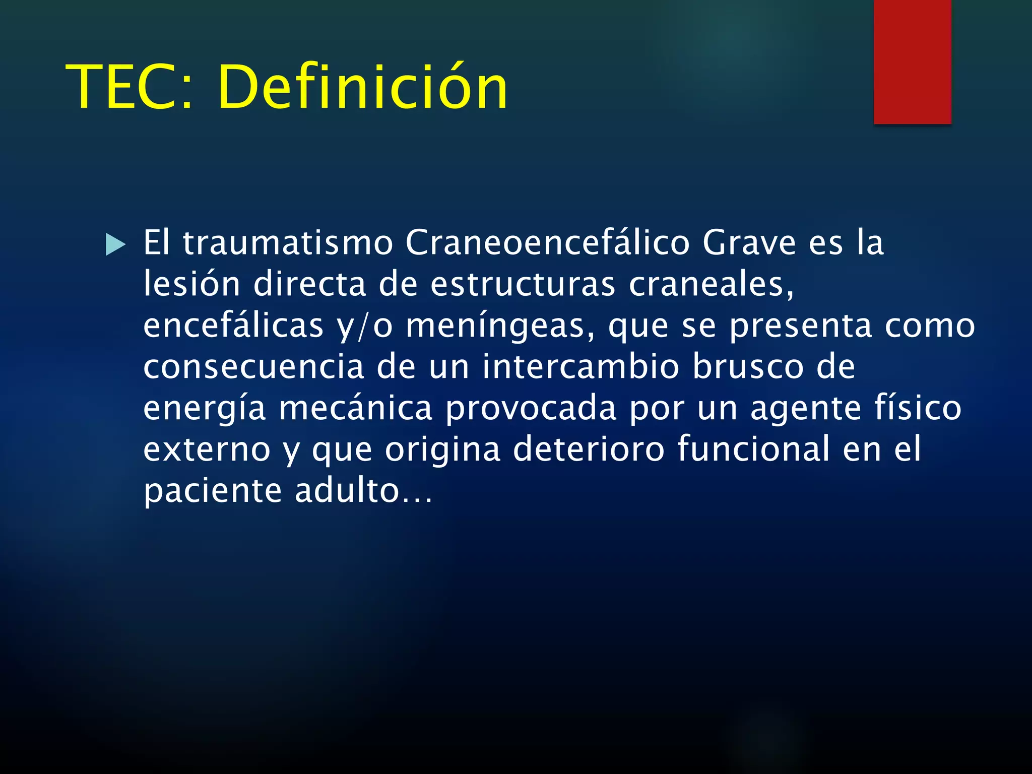 TRAUMATISMO ENCEFALO CRANEANO MANEJO ENFERMERIA | PPTX