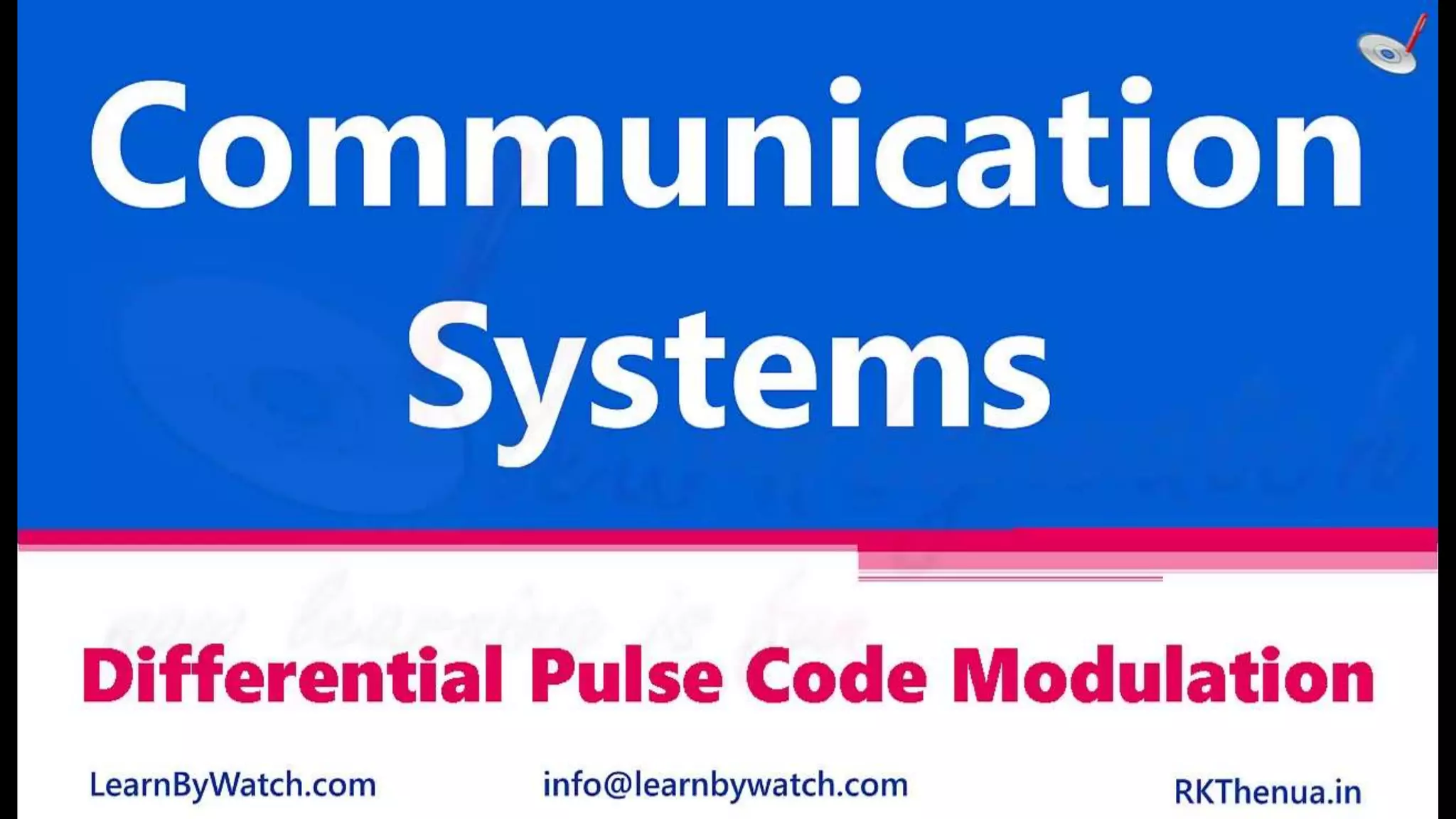 differential pulse code modulation dpcm | Communication Systems | PPTX