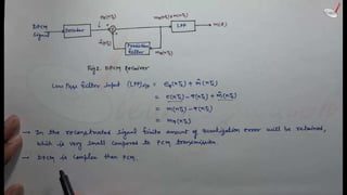 differential pulse code modulation dpcm | Communication Systems | PPTX