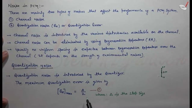 noise in pcm | Communication Systems | PPTX