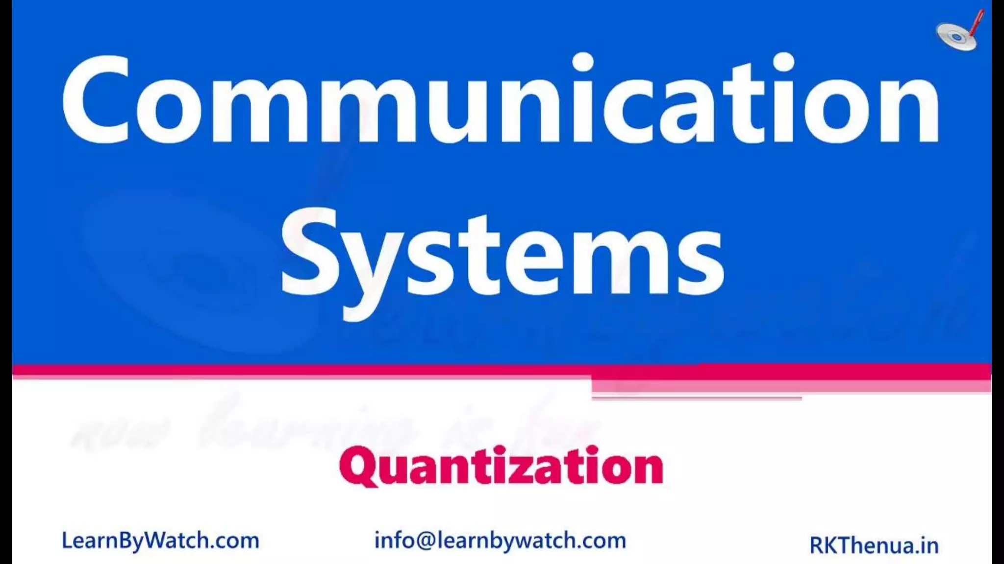 quantization | Communication Systems | PPTX