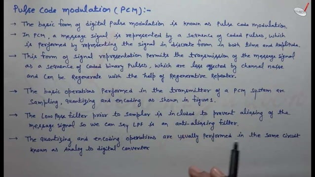 pulse code modulation pcm | Communication Systems | PPTX