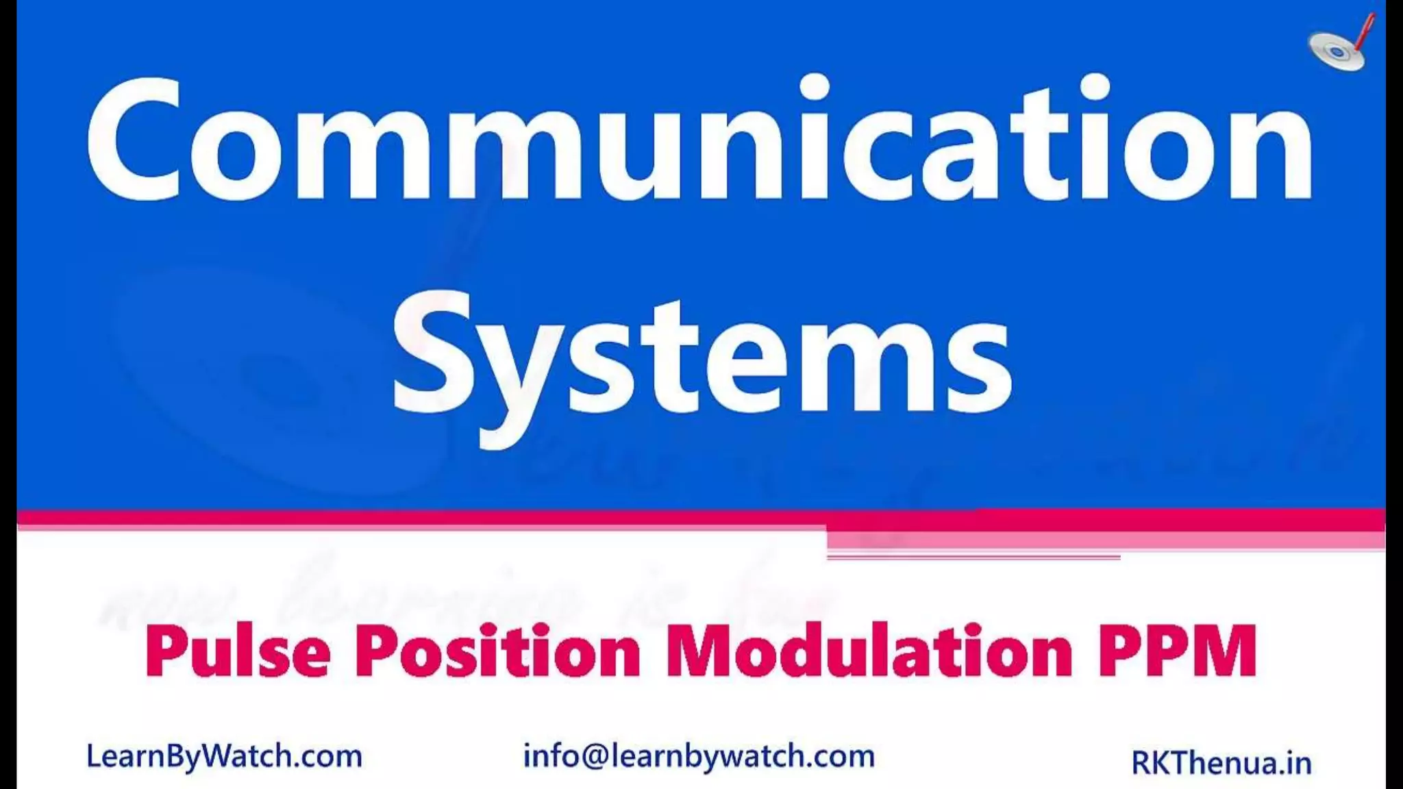 pulse position modulation ppm | Communication Systems | PPTX