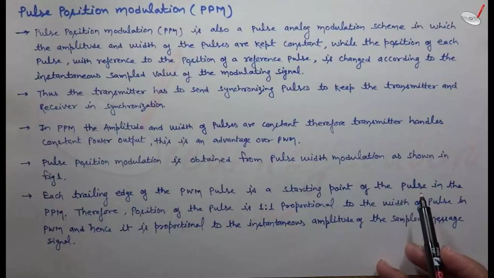 pulse position modulation ppm | Communication Systems | PPTX