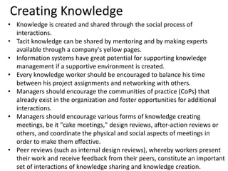 Managing Interactions for Knowledge Creation and Sharing_Materi ...