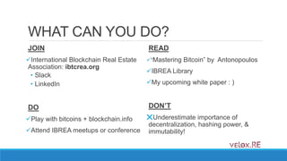 Blockchain Real Estate | PPTX