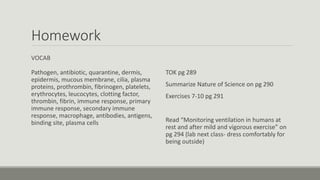 6.3 defense against infectious diseases | PPTX