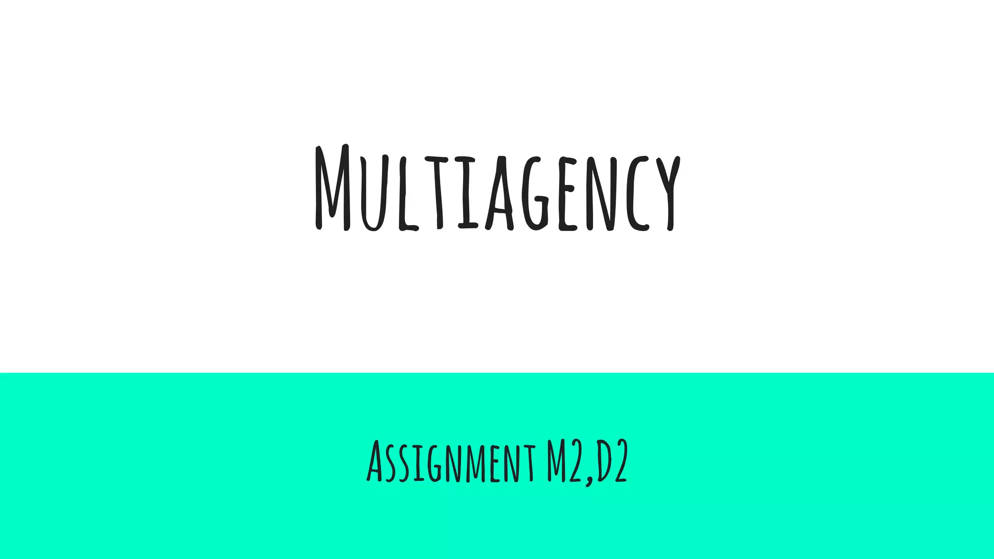 Multiagency | PPTX