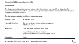 Examples of NZEB in the Public Sector by John Furlong | PPT