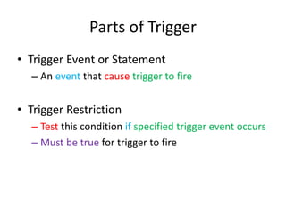 6. triggers | PPT | Free Download