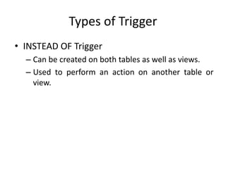 6. triggers | PPT