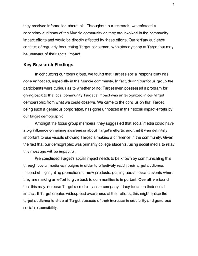Target Research Proposal | PDF