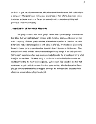 Target Research Proposal | PDF