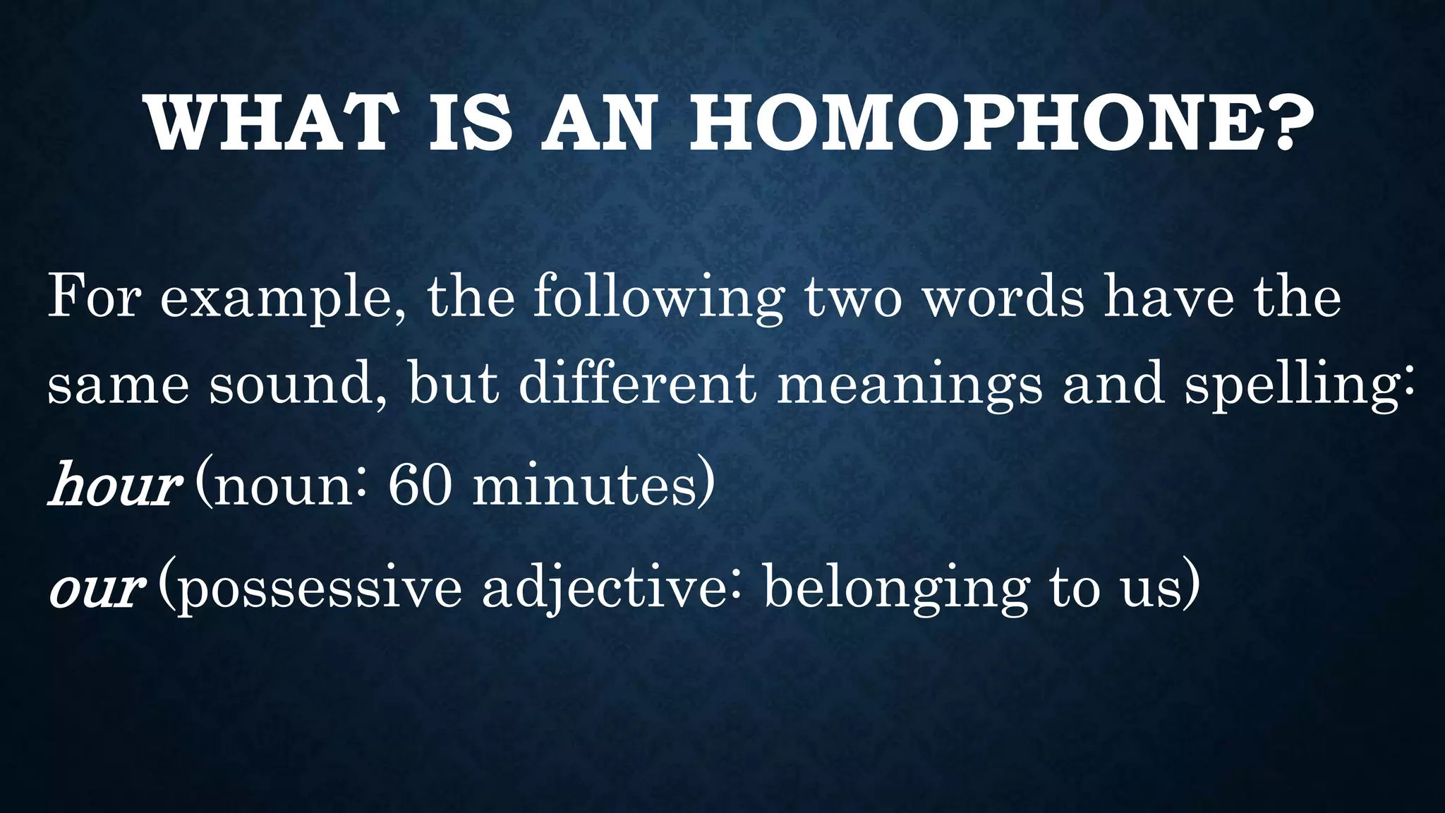 6.3 homophones analogies_ | PPTX