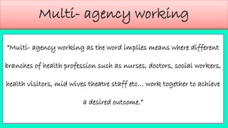 Multi agency | PPTX