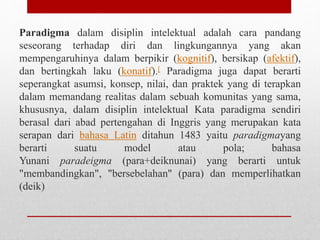 Pancasila sebagai Paradigma Pembangunan | PPTX
