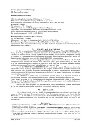 6.design fabrication and analysis of tri wheeled electric vehicle (2) | PDF