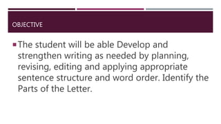 6.4 reading response letter | PPT