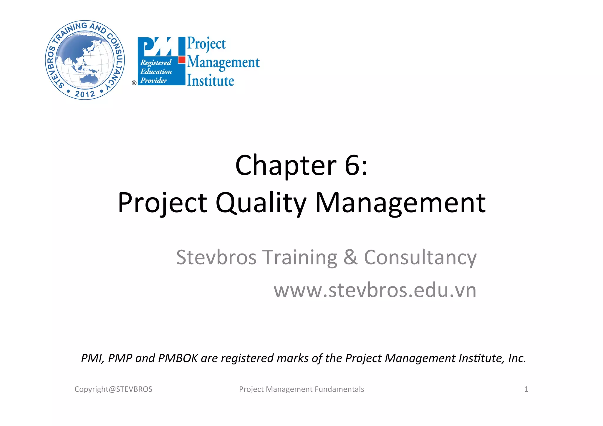 Project Quality Management | PPT