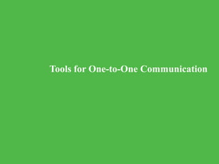 One to one communication | PPT