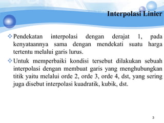 6. interpolasi polynomial newton | PPTX