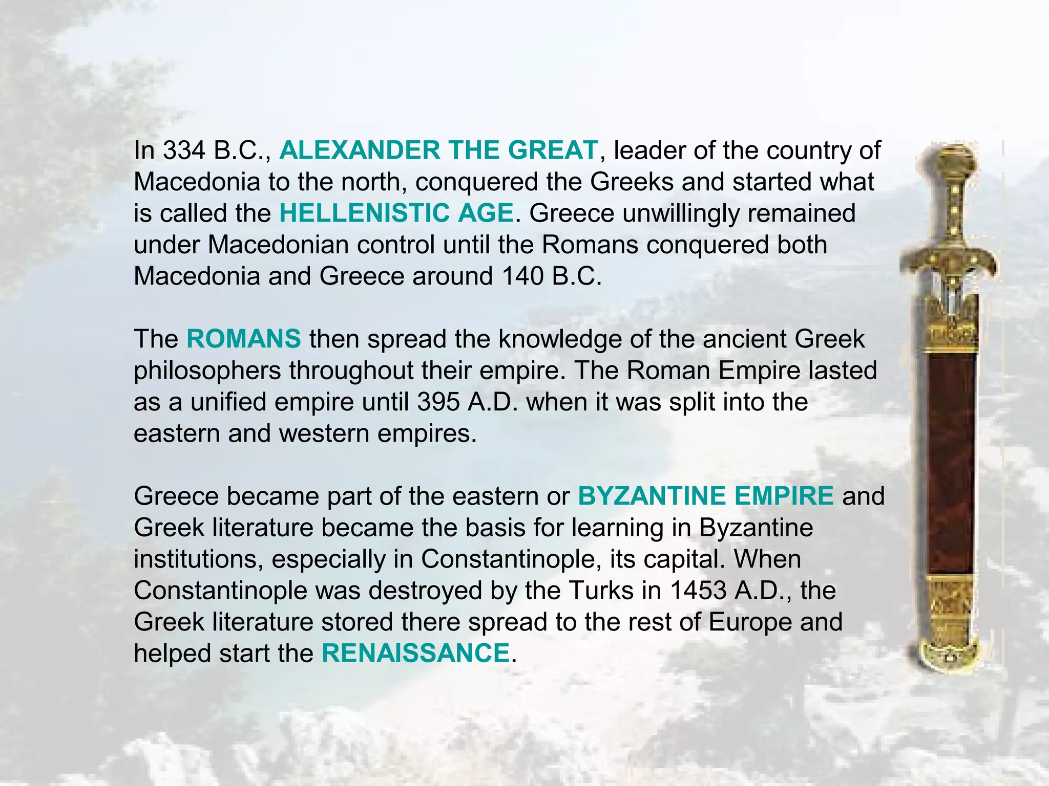 6. ancient greek civilization | PPT
