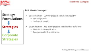 Corporate level strategies | PPTX