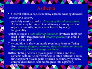Symptomatic treatment of Anxiety & Asthenia | PPT
